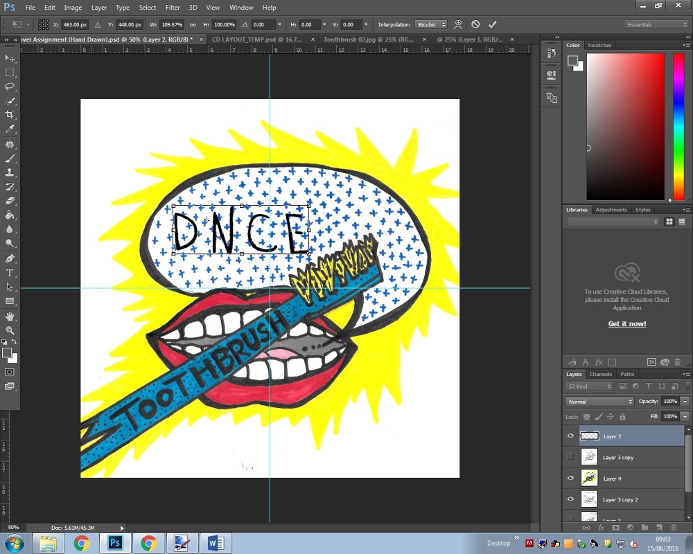 CD Cover - Idea Development and Production - Graphics Galore