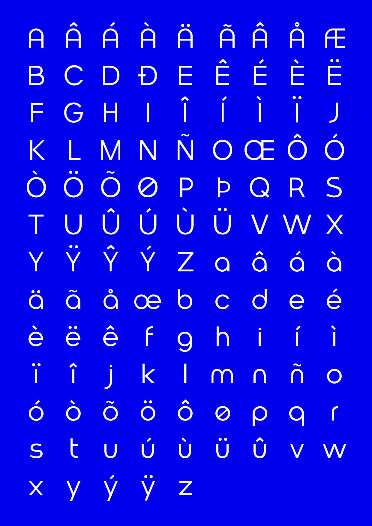 Font design - Ida Holm