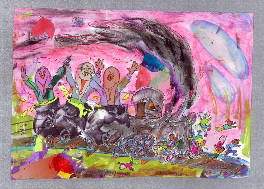 Dustbin Drawings - Leomi Sadler GFX