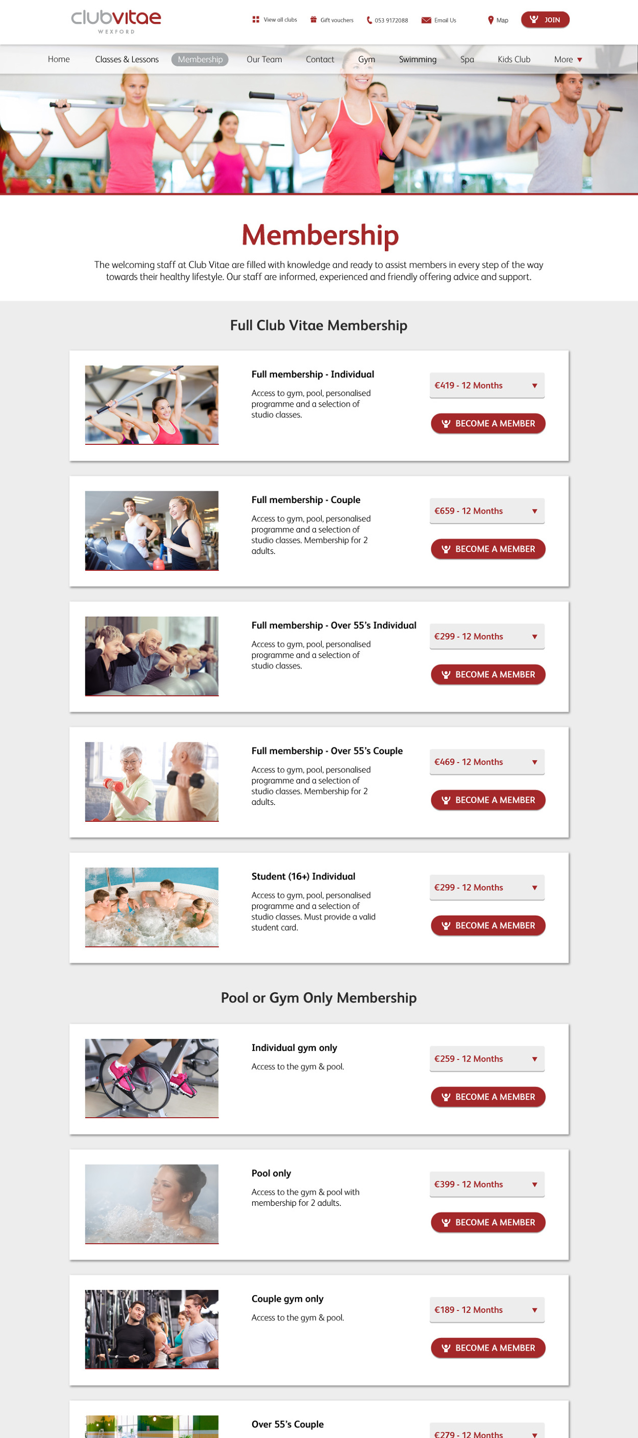 Club Vitae Health & Fitness - Rémi Parnaud - Design Portfolio