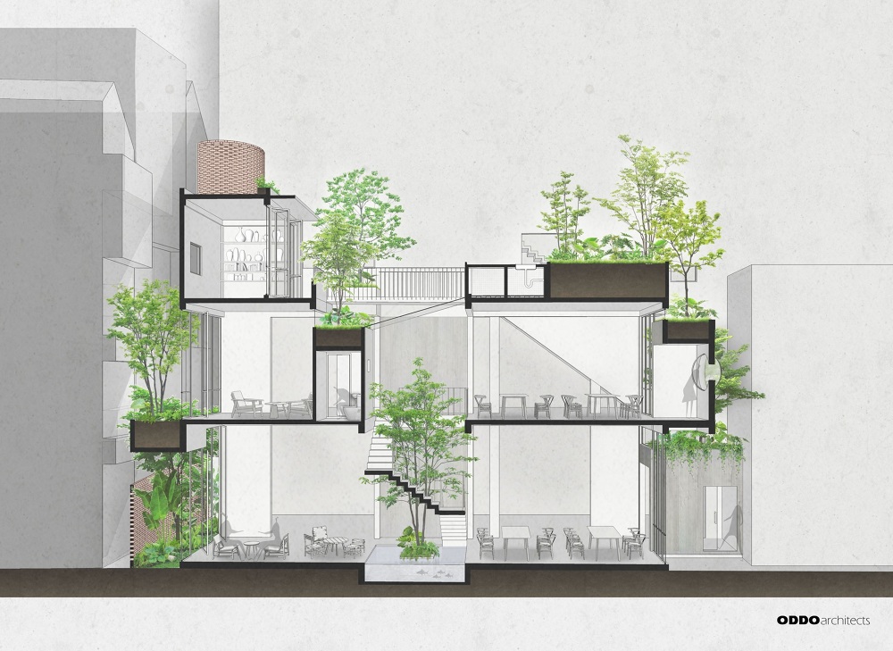 Ha Dong house extension - ODDO architects