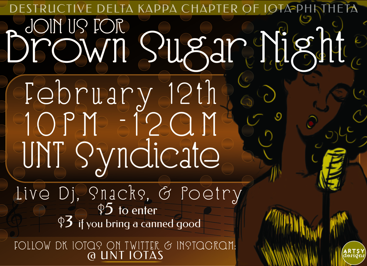Brown Sugar Night Flyer - Artsy Designs