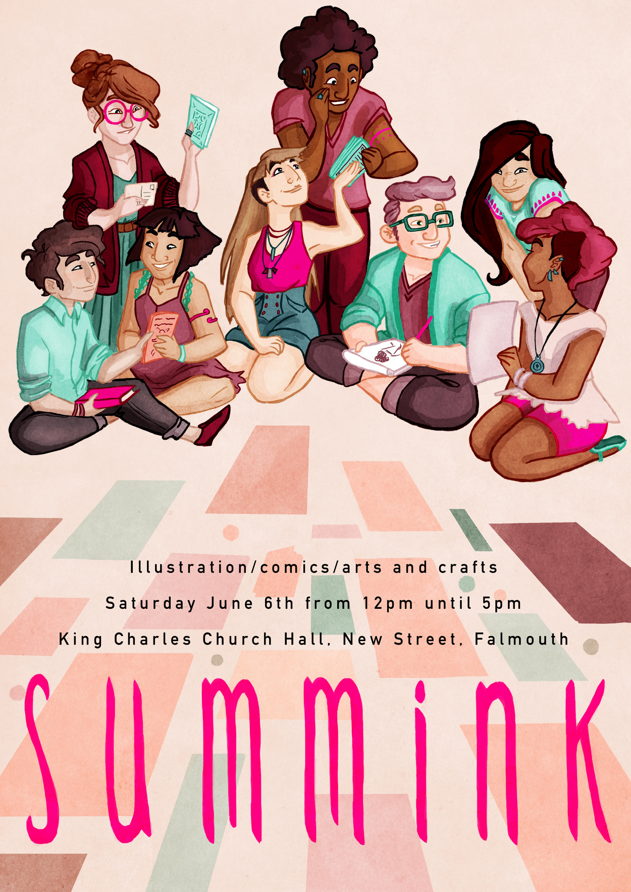Summink Poster Design - Izzi Ward Illustration
