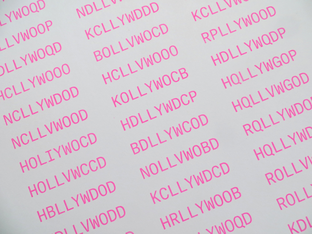 The Appearance of the Letters of the Hollywood Sign in the Smog and at ...