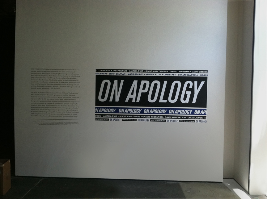On Apology Newspaper - Stripe SF