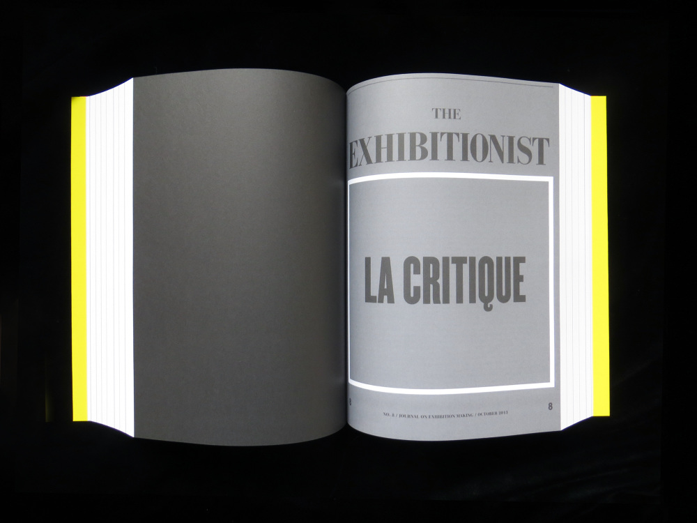 The Exhibitionist: Journal of Exhibition Making the First Six Years ...