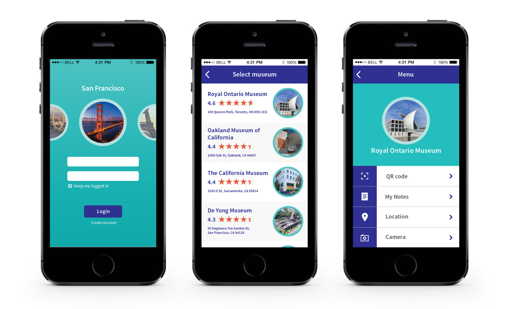 Museum Tour Guide App - Saerona Shin Portfolio