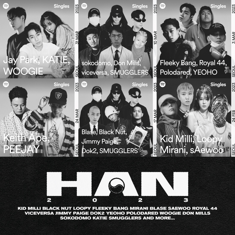 Korea HipHop album HAN - 스튜디오 오드하이픈