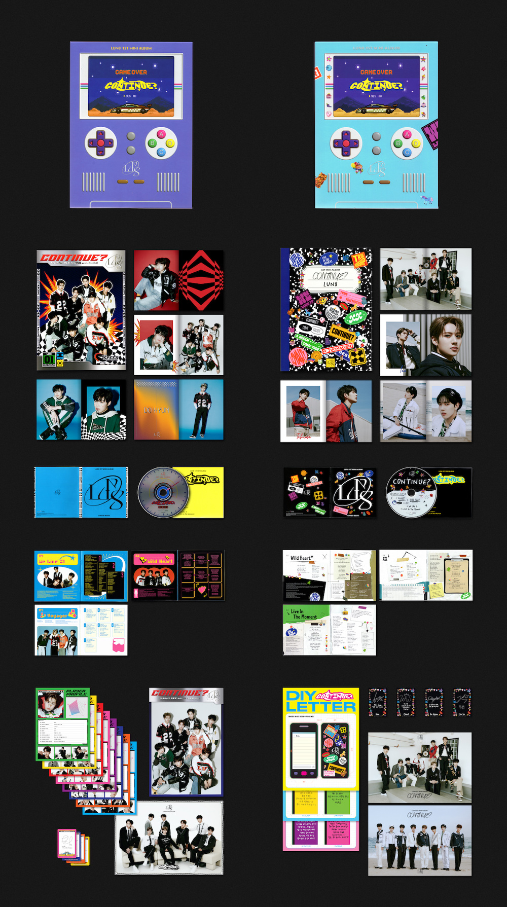 LUN8 : Continue? album Package - 스튜디오 오드하이픈