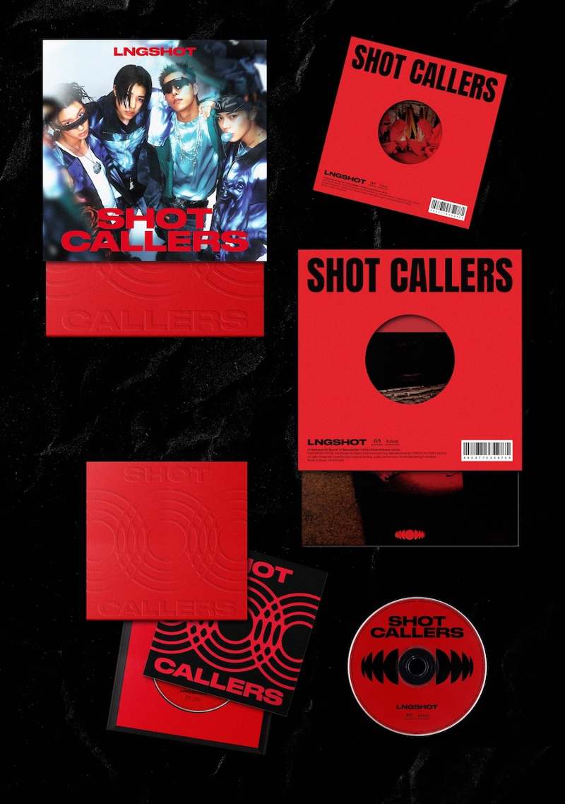 LNGSHOT 'SHOT CALLERS' Album Package Design - 스튜디오 오드하이픈