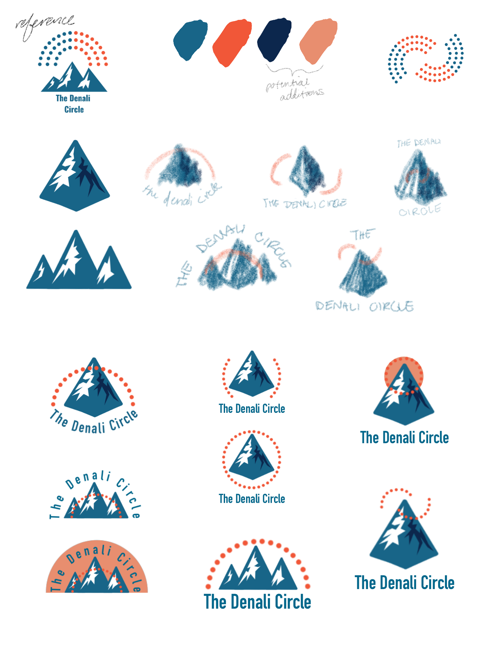 The Denali Circle Logo - Sophia Rizzuto