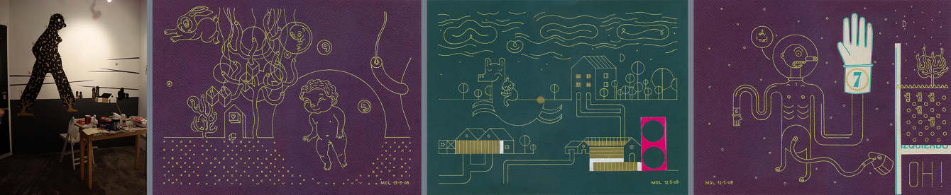 obra / artwork - Delius dibujante