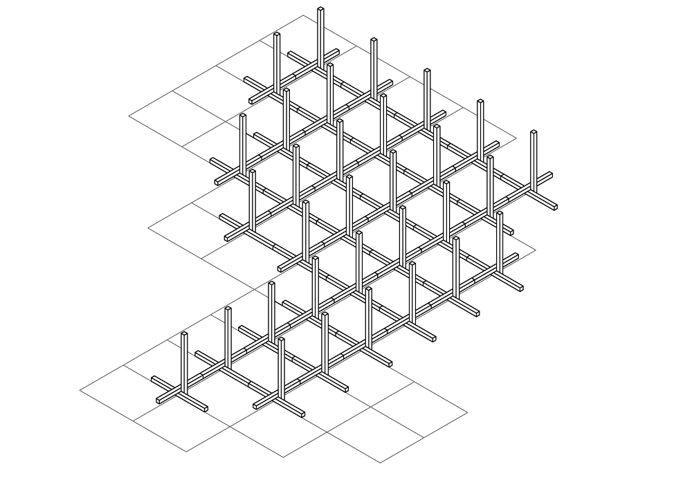 Cuboid Grid | Robotic Fabrication Prototyping - Selected Works