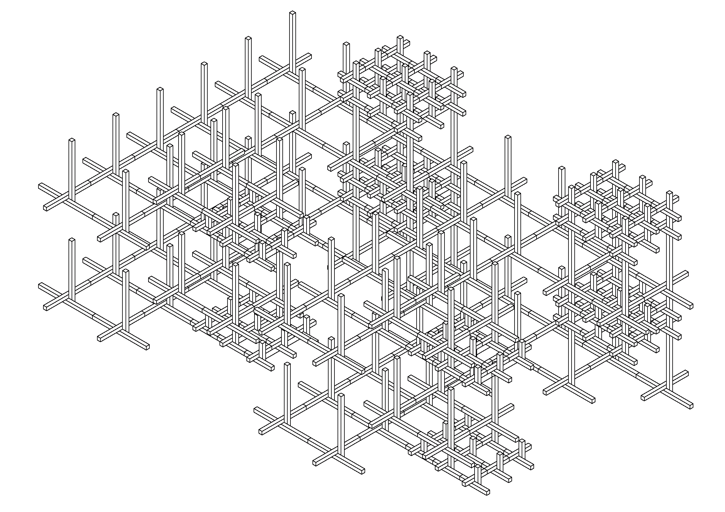 Cuboid Grid | Robotic Fabrication Prototyping - Selected Works