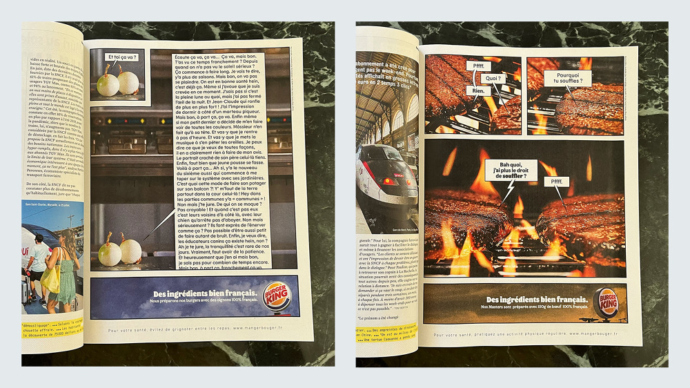 Burger King - Seriously French ingredients - Stephane & Antoine