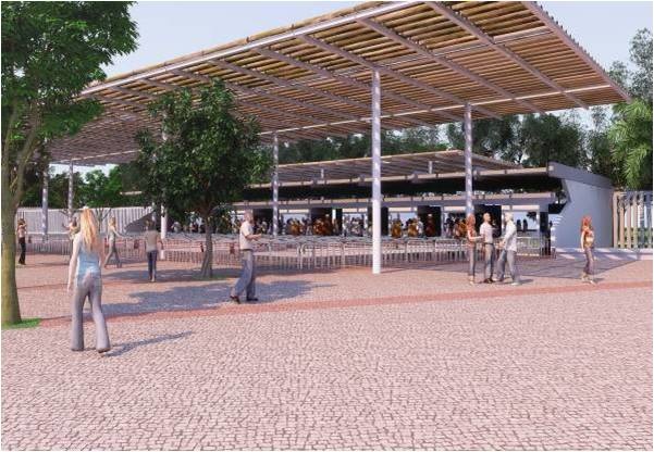 Praça de Entrada Sesc Interlagos - SP - barbieri gorski