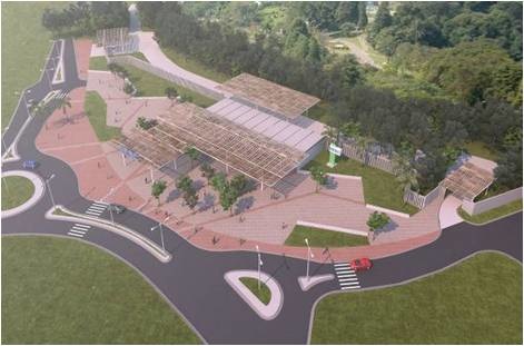 Praça de Entrada Sesc Interlagos - SP - barbieri gorski