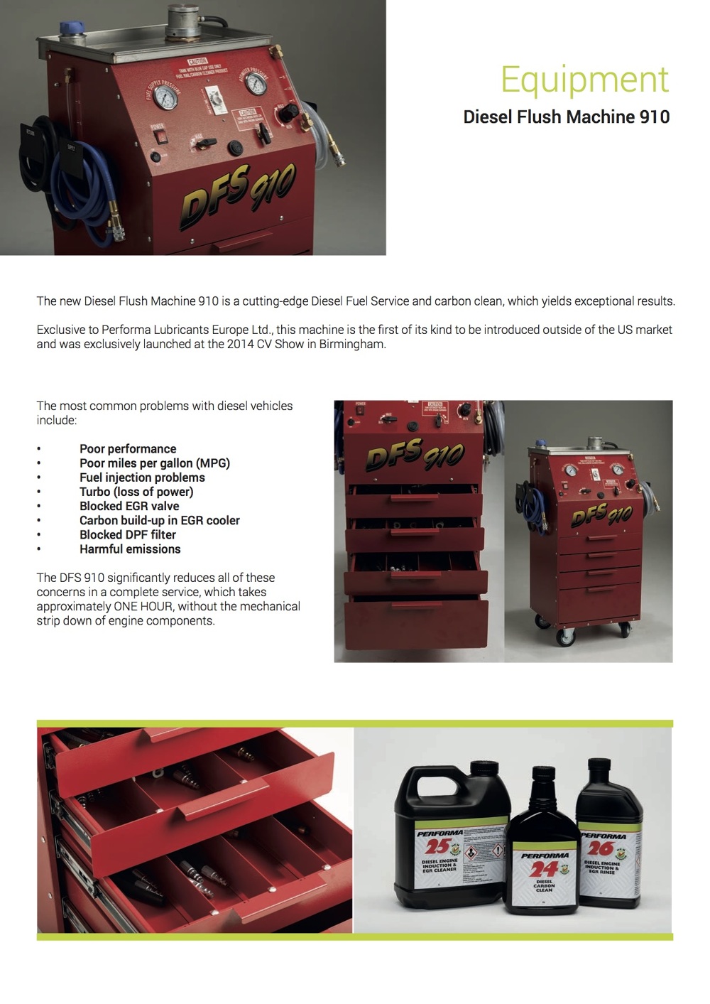 Performa Lubricants Brochure - www.cargocollective.com/megandenton