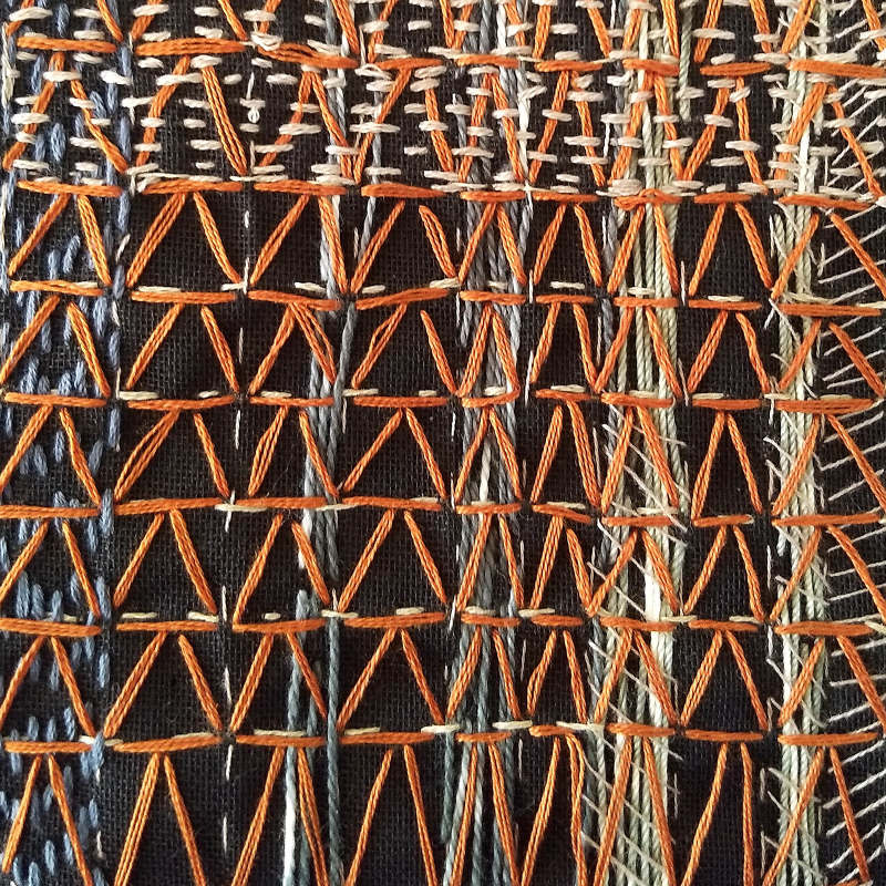 Thread Geometry: studies with stitch - Rachel Johnston