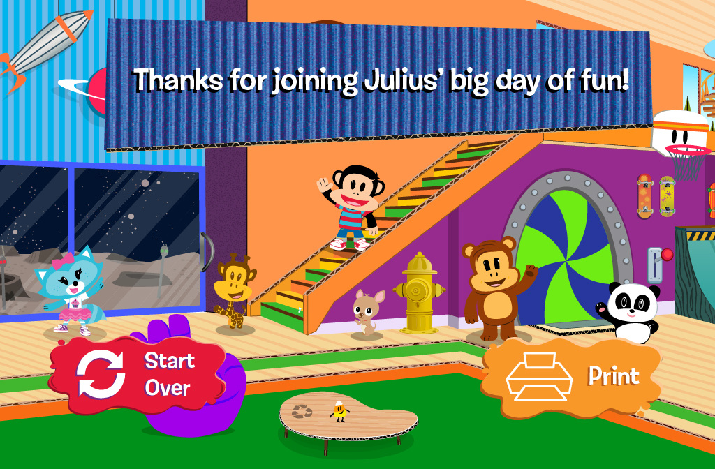 Julius Jr. - Big Day of Fun game - Ryan Jay Design