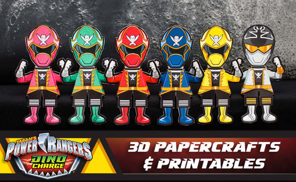 Power Rangers Dino Charge 3D Papercrafts & Printables - Ryan Jay Design