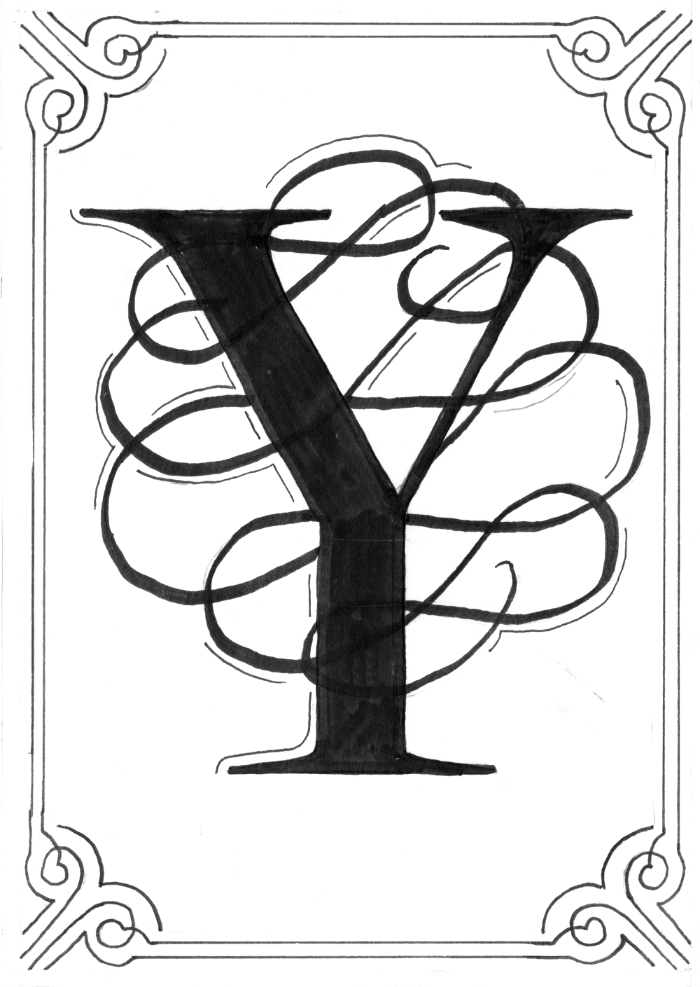 Drop caps - Jeff Mills design