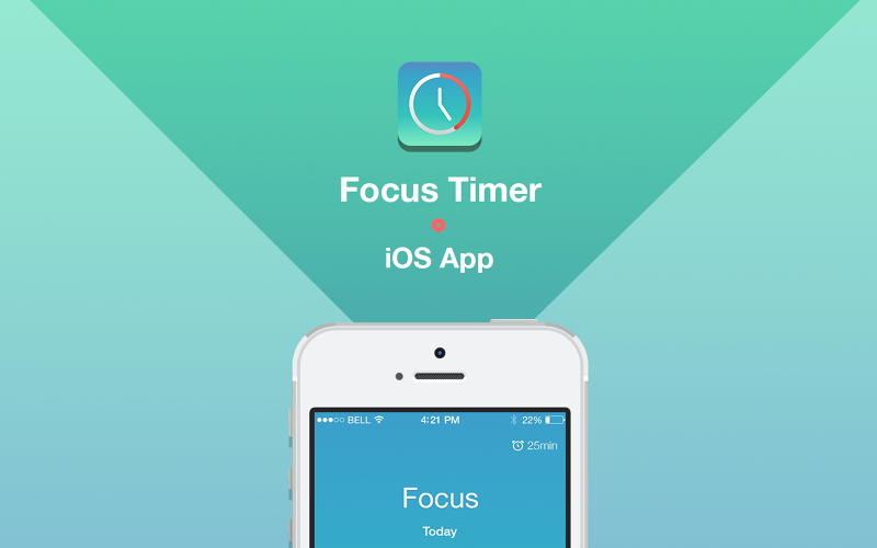 Focus Timer iOS/Android app - workby-narinnn