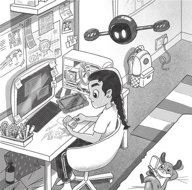 Agent Asha - Anjan Sarkar Illustration