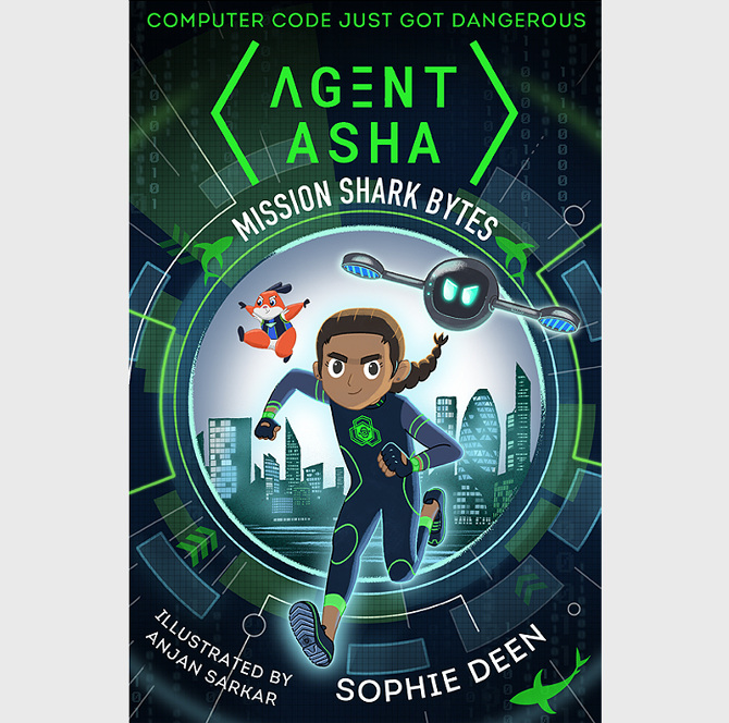 Agent Asha - Anjan Sarkar Illustration