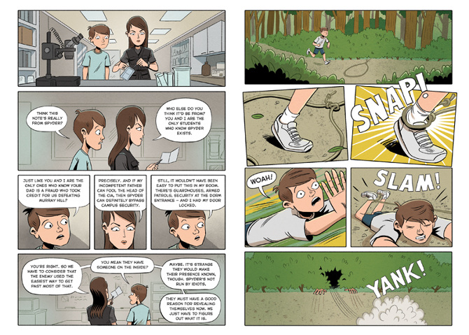 Spy Camp - The Graphic Novel - Anjan Sarkar Illustration