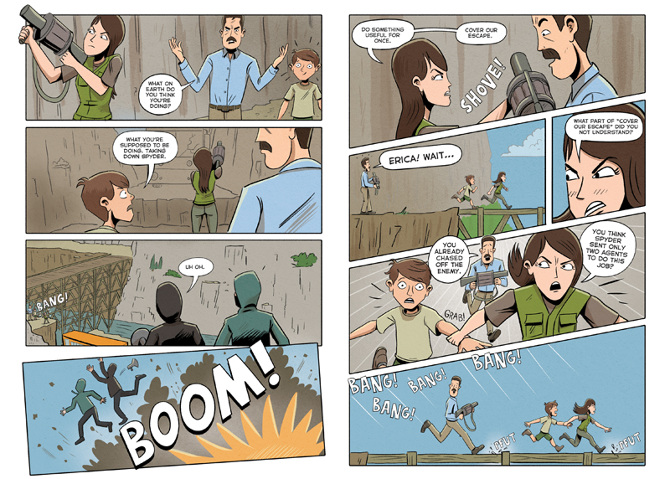 Spy Camp - The Graphic Novel - Anjan Sarkar Illustration