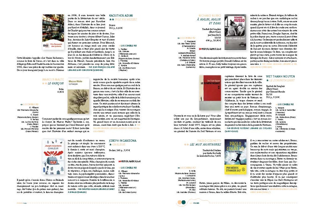 Revue Page des libraires - Léa Chevrier - Graphic Design