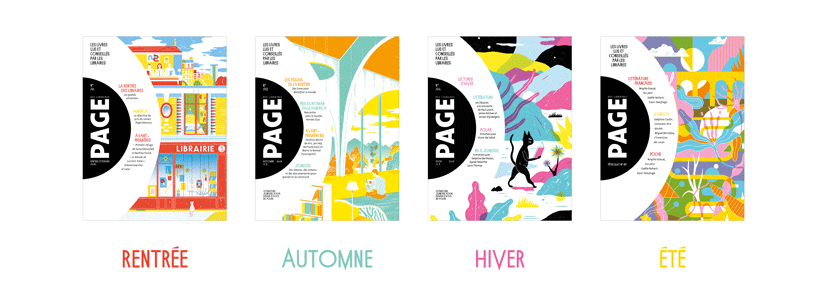 Revue Page des libraires - Léa Chevrier - Graphic Design