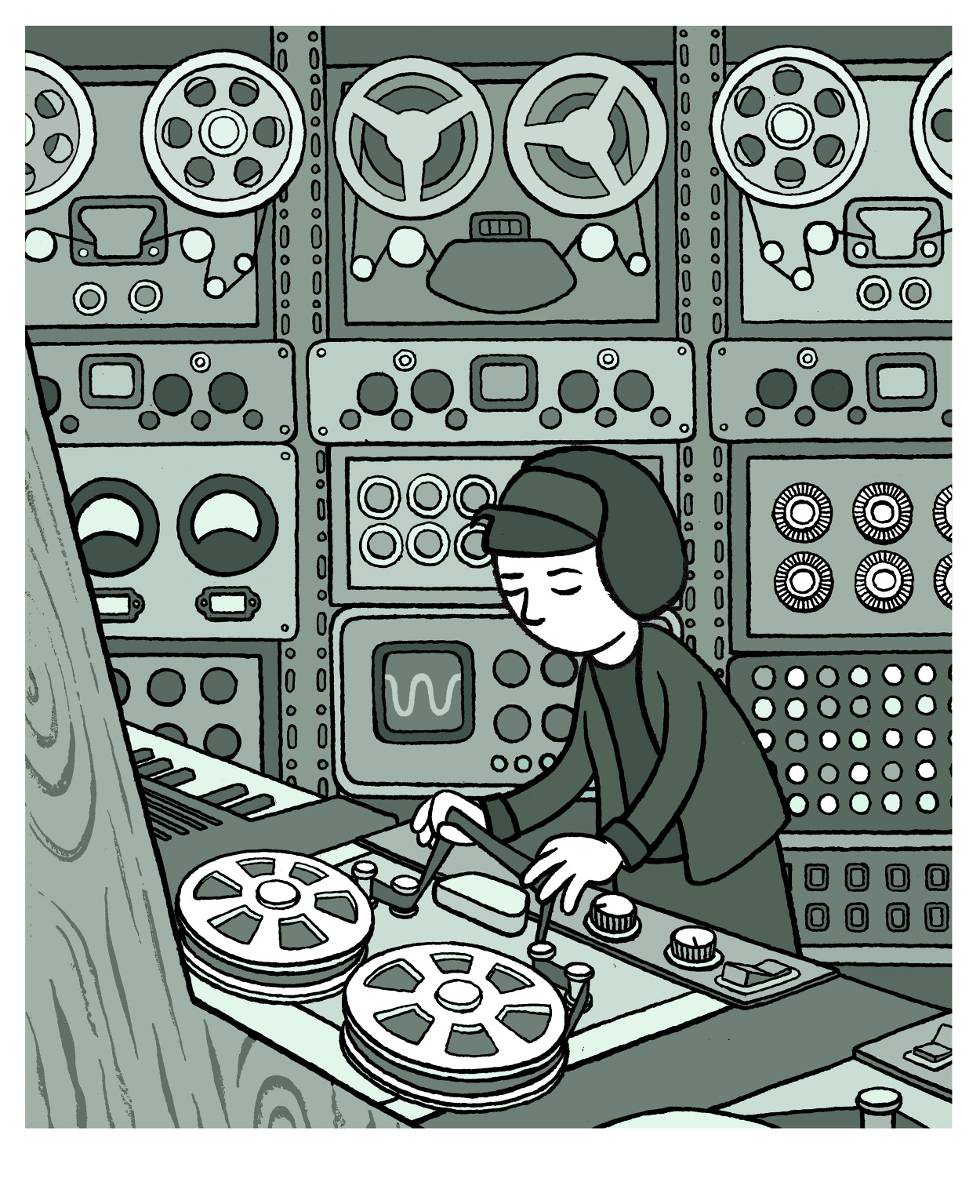 Delia Derbyshire - Sean Bright Art