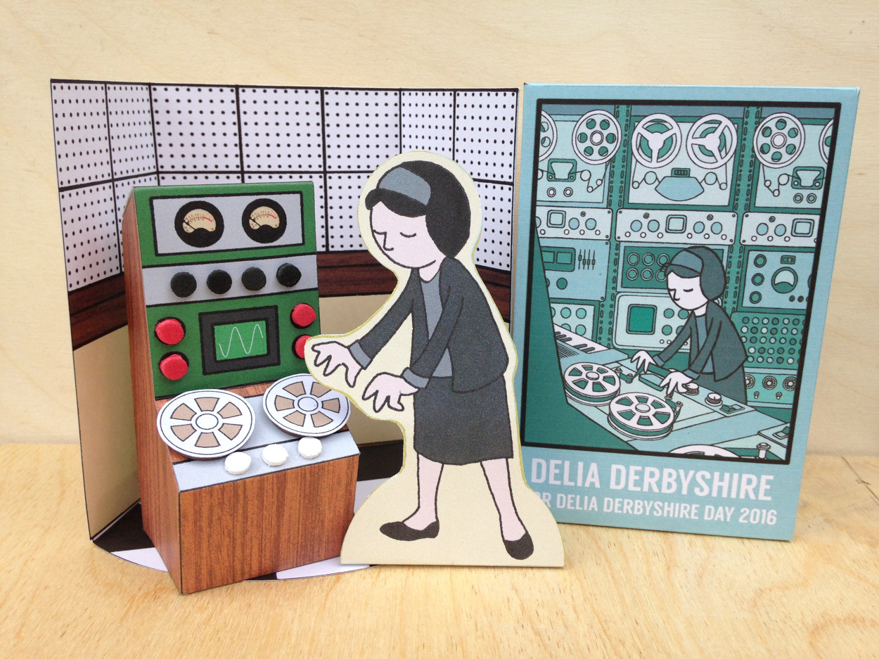 Delia Derbyshire - Sean Bright Art