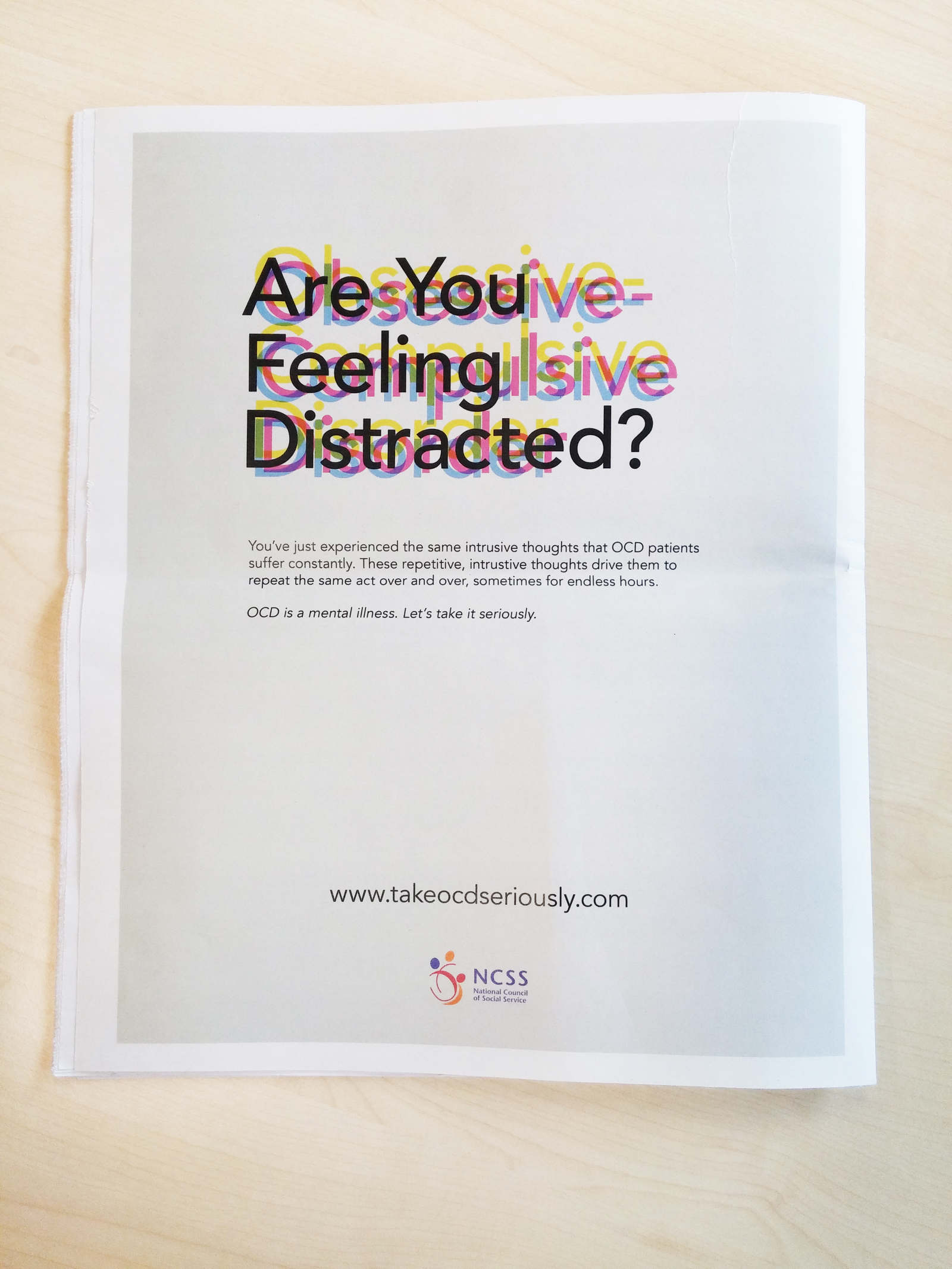 OCD campaign - rachelchong