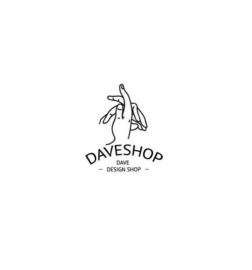 Dave shop logo - CROCODILE DESIGN