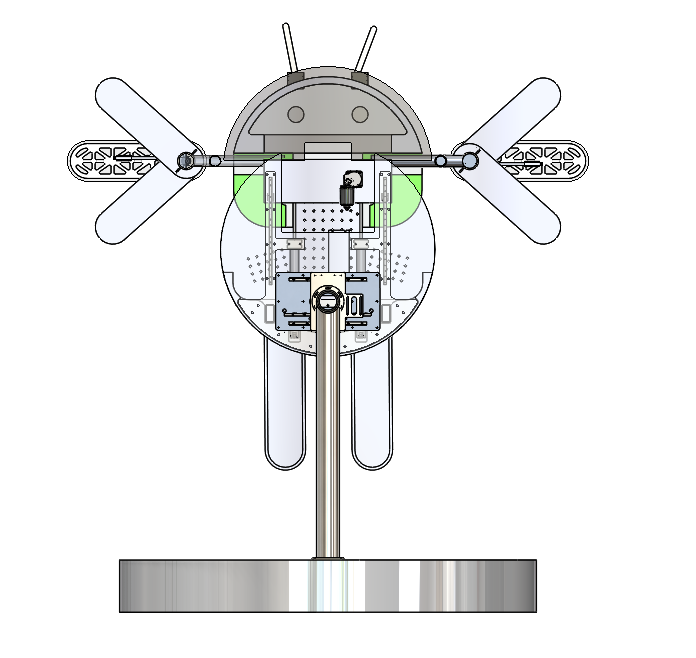 Android Oreo Robotic Statue - Varun Gadh - Engineer + Designer
