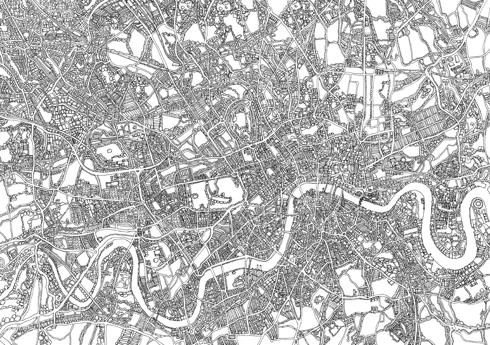 London Map - Illustrated Maps of London