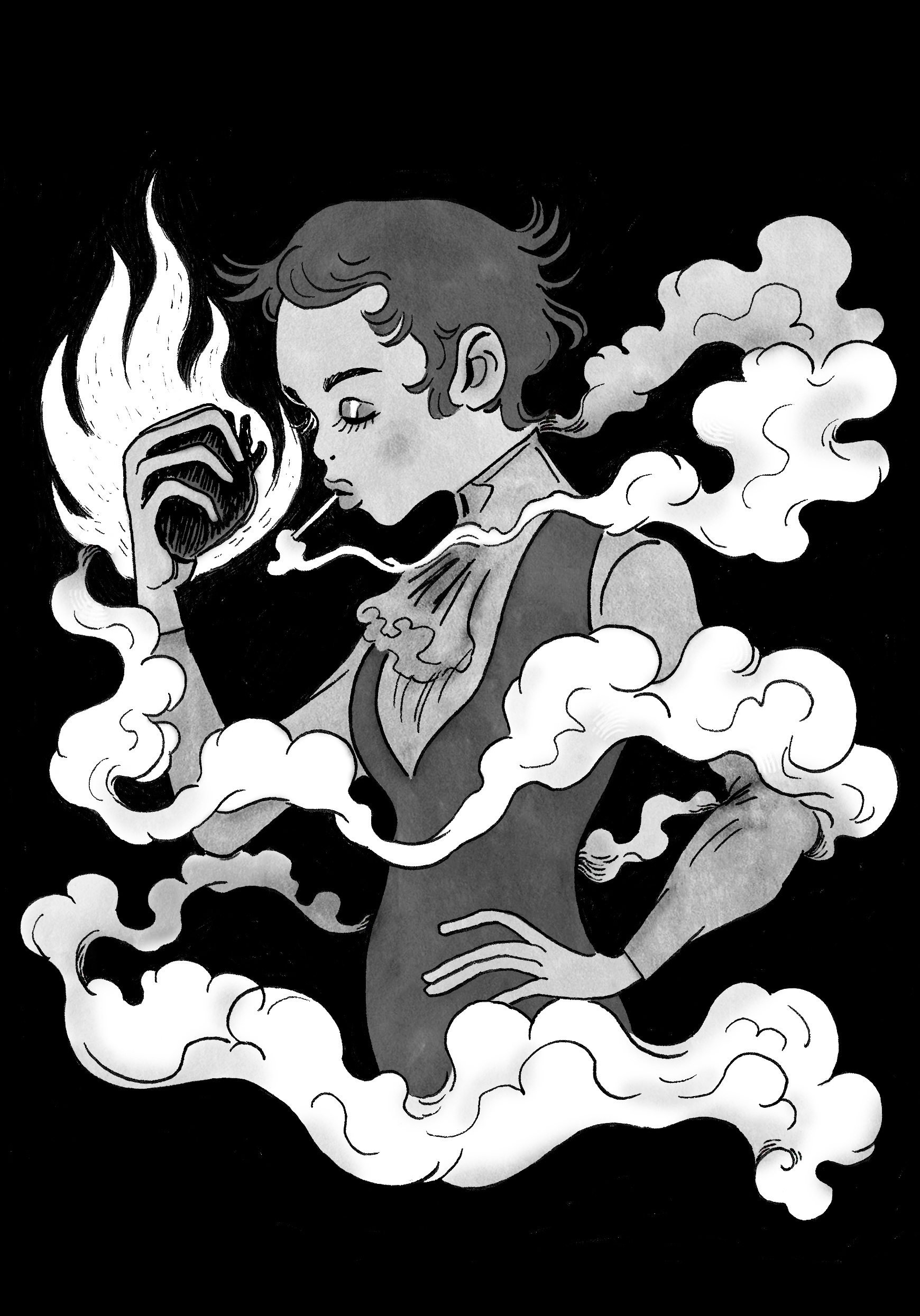 Inktober Illustrations 3 - Lizzie Fray