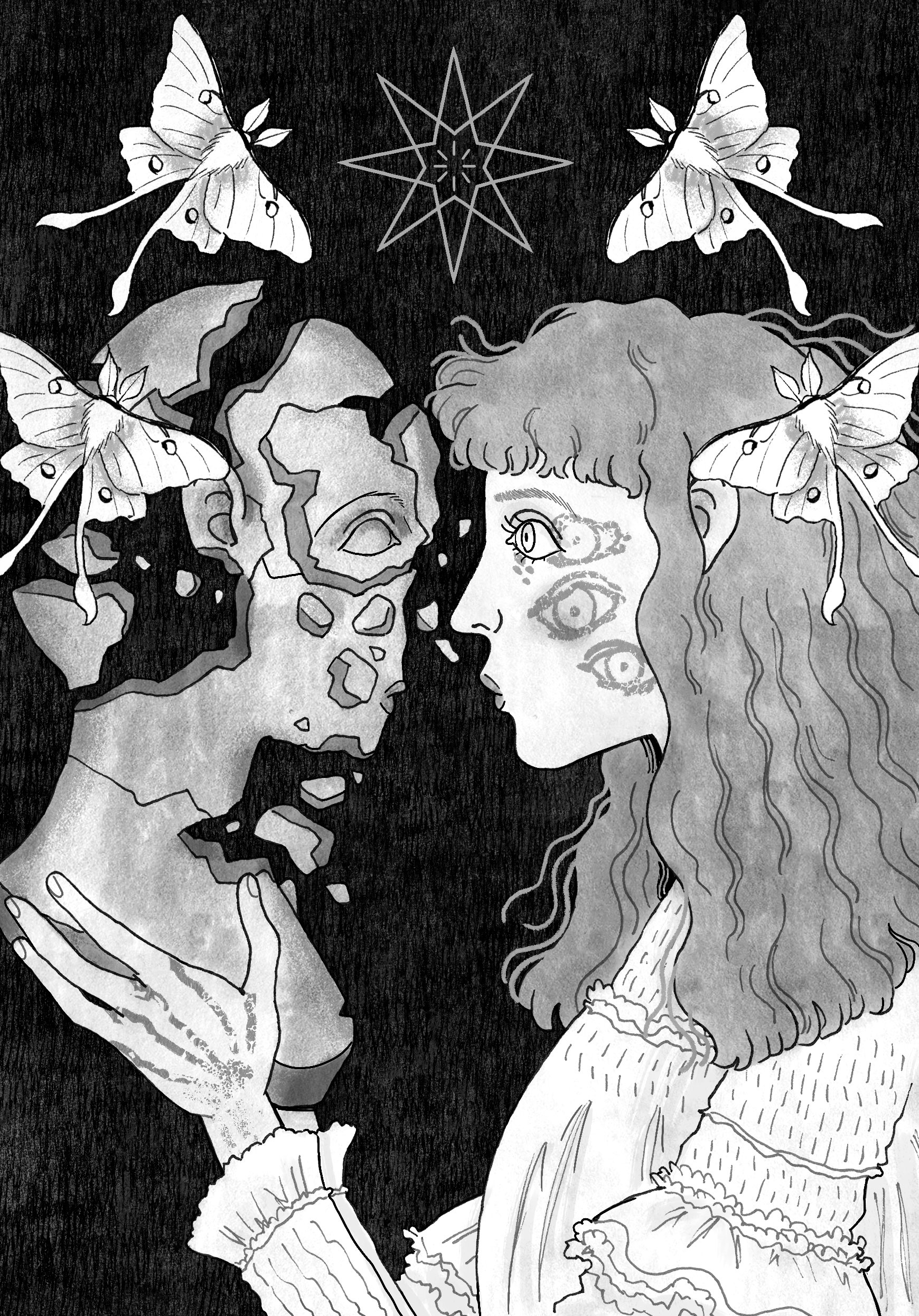 Inktober Illustrations 5 - Lizzie Fray