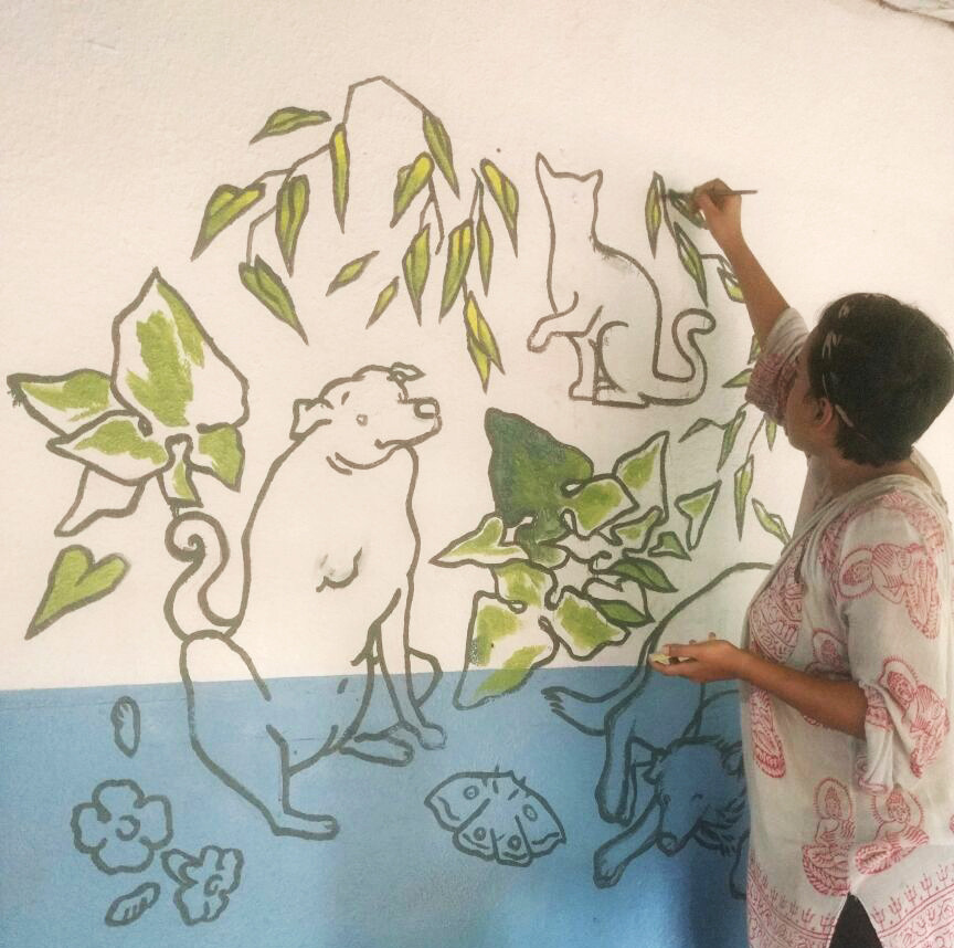 WVS Hicks ITC Mural - kabini amin