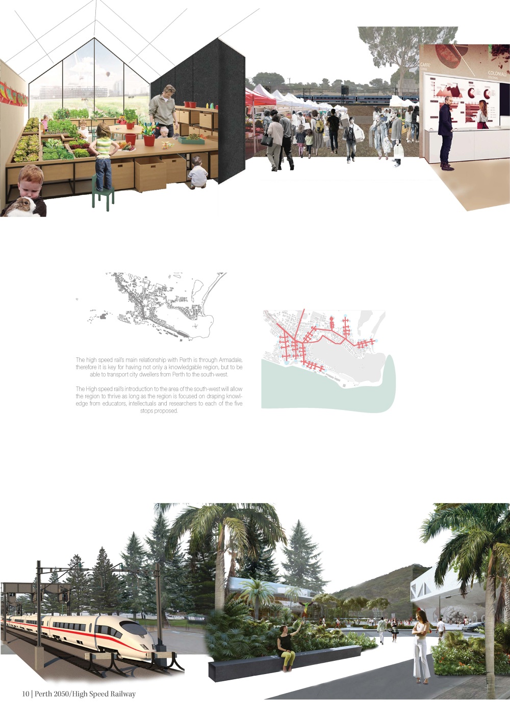 Perth 2050/ Regional Railway - Architecture Portfolio
