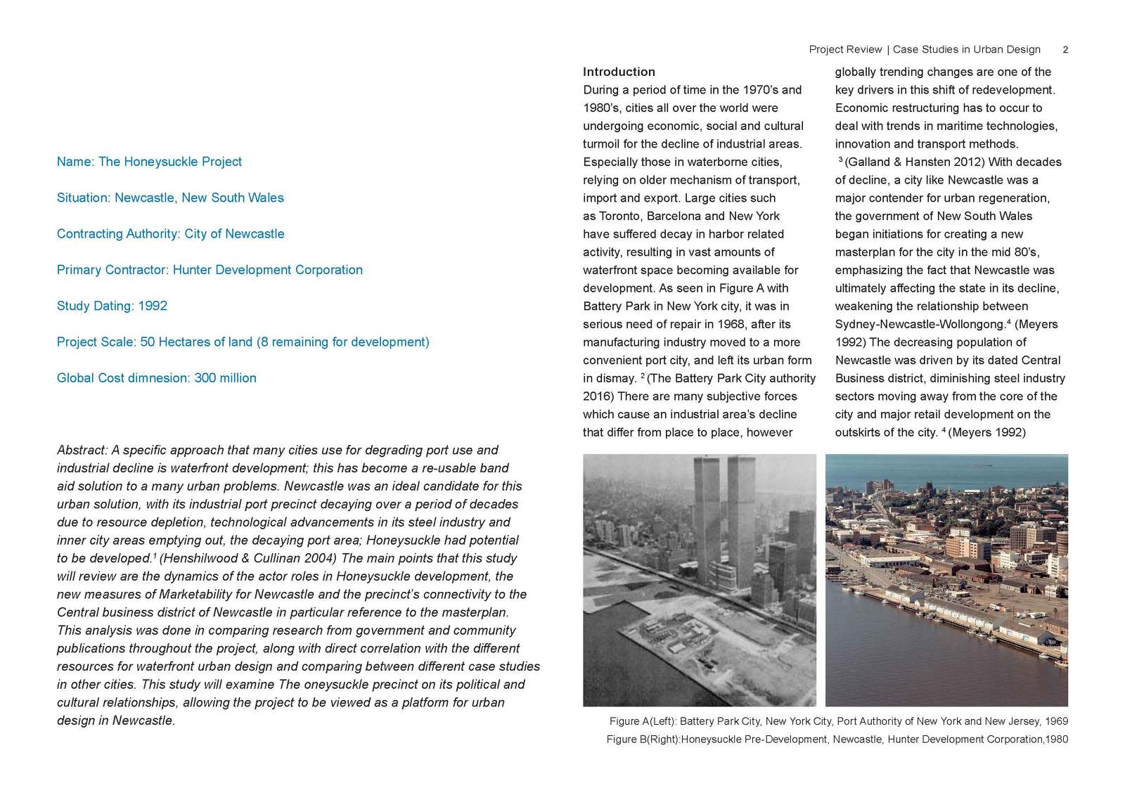 Publication: Case Studies in Urban Design - Architecture Portfolio