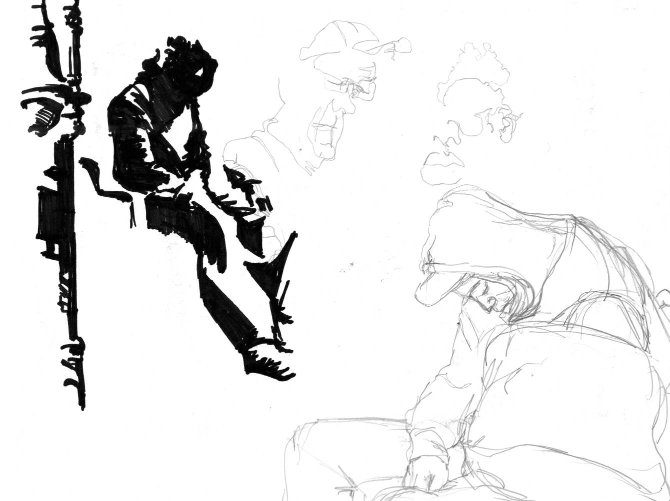 Marginalized Drawing - Maestra Nula