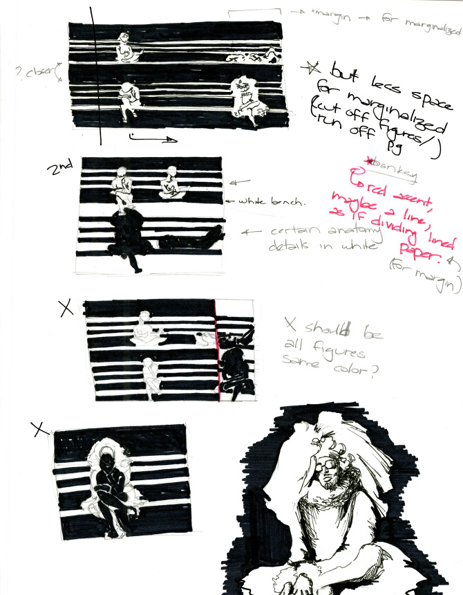 Marginalized Drawing - Maestra Nula