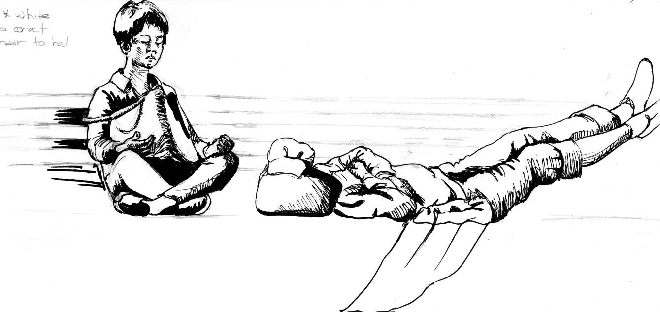 Marginalized Drawing - Maestra Nula