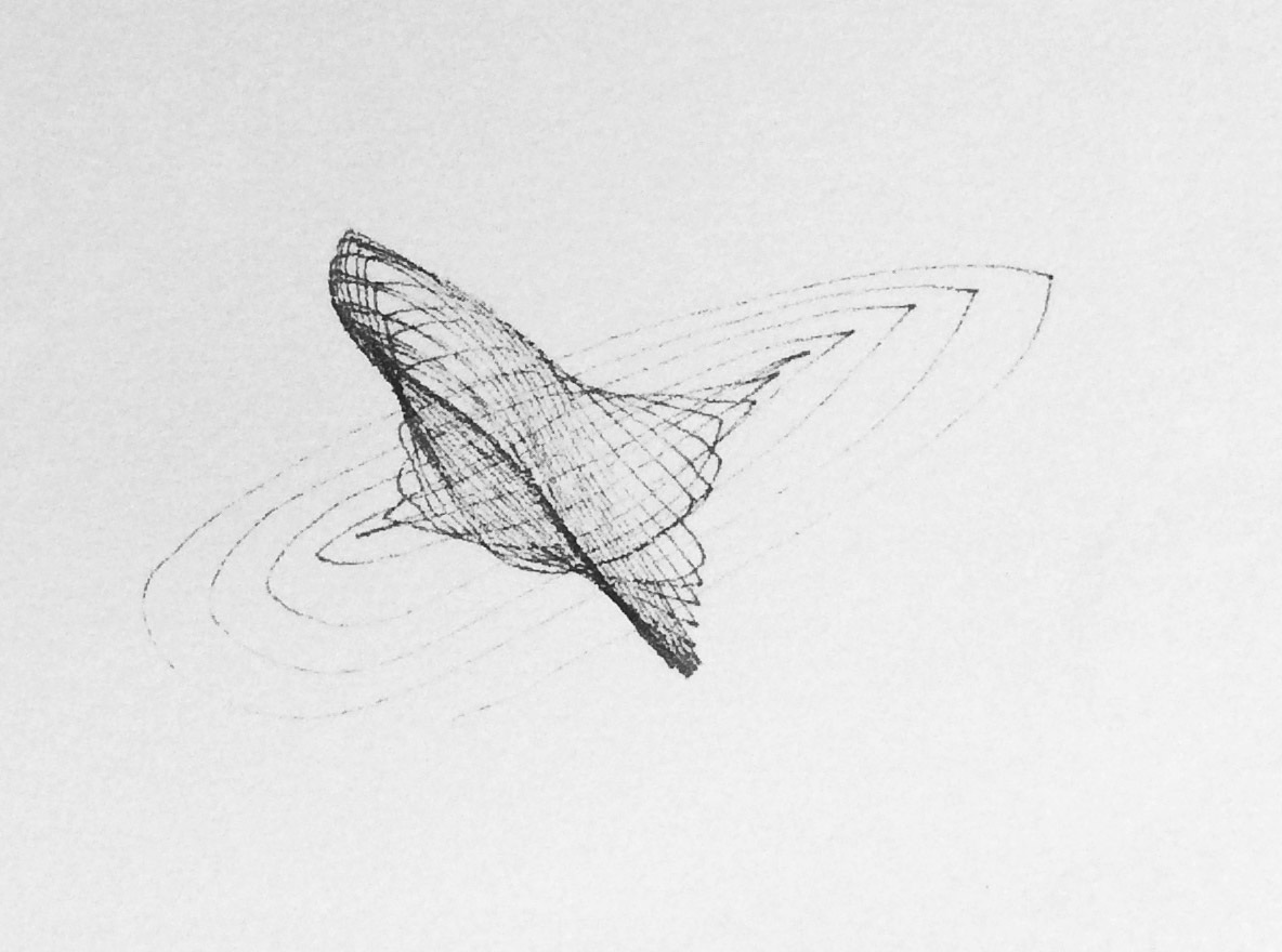 Homemade Harmonograph - Hannah Brown, designer & artist