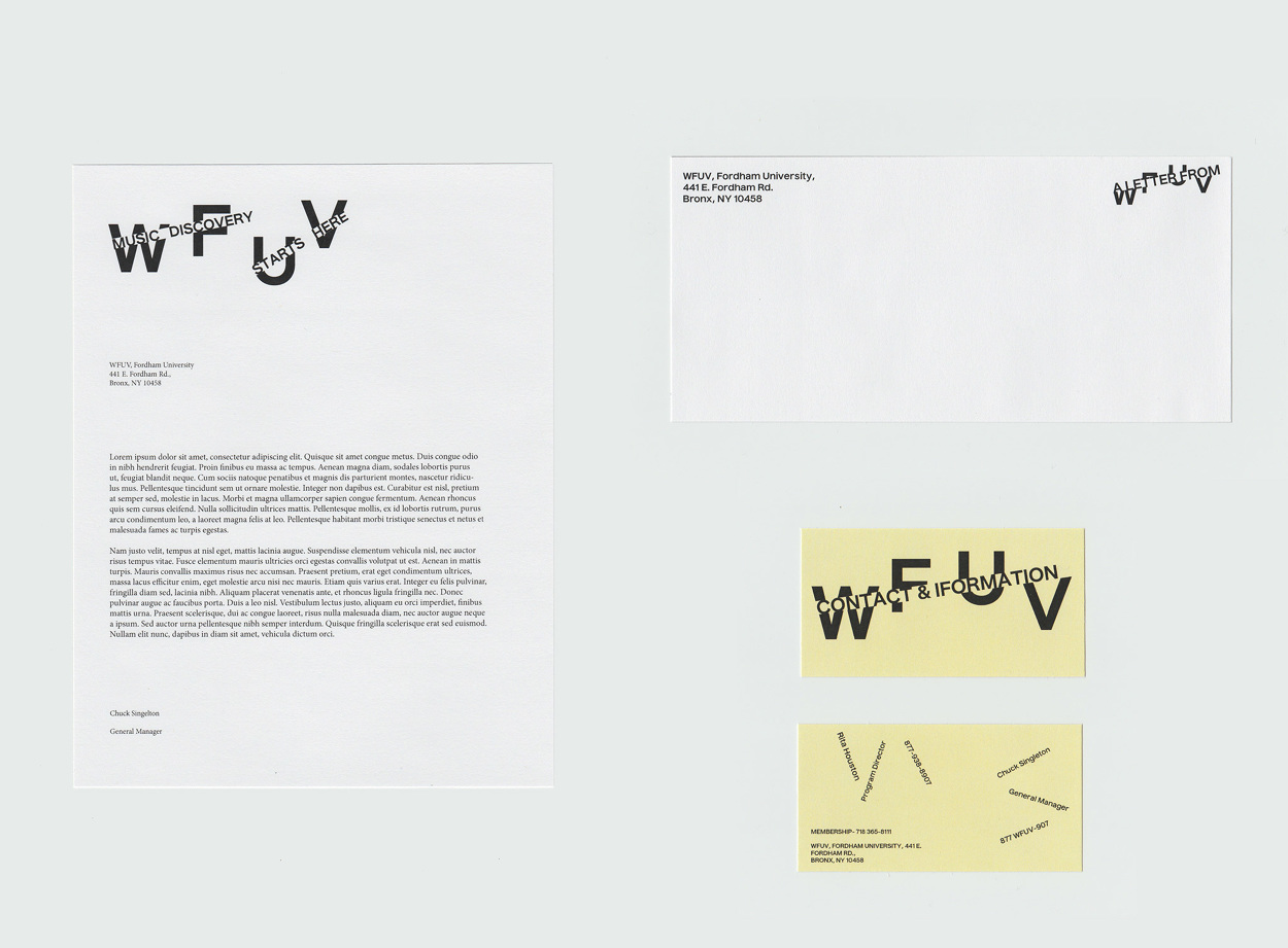 WFUV Radio Redesign - Kelsey Fitzgerald