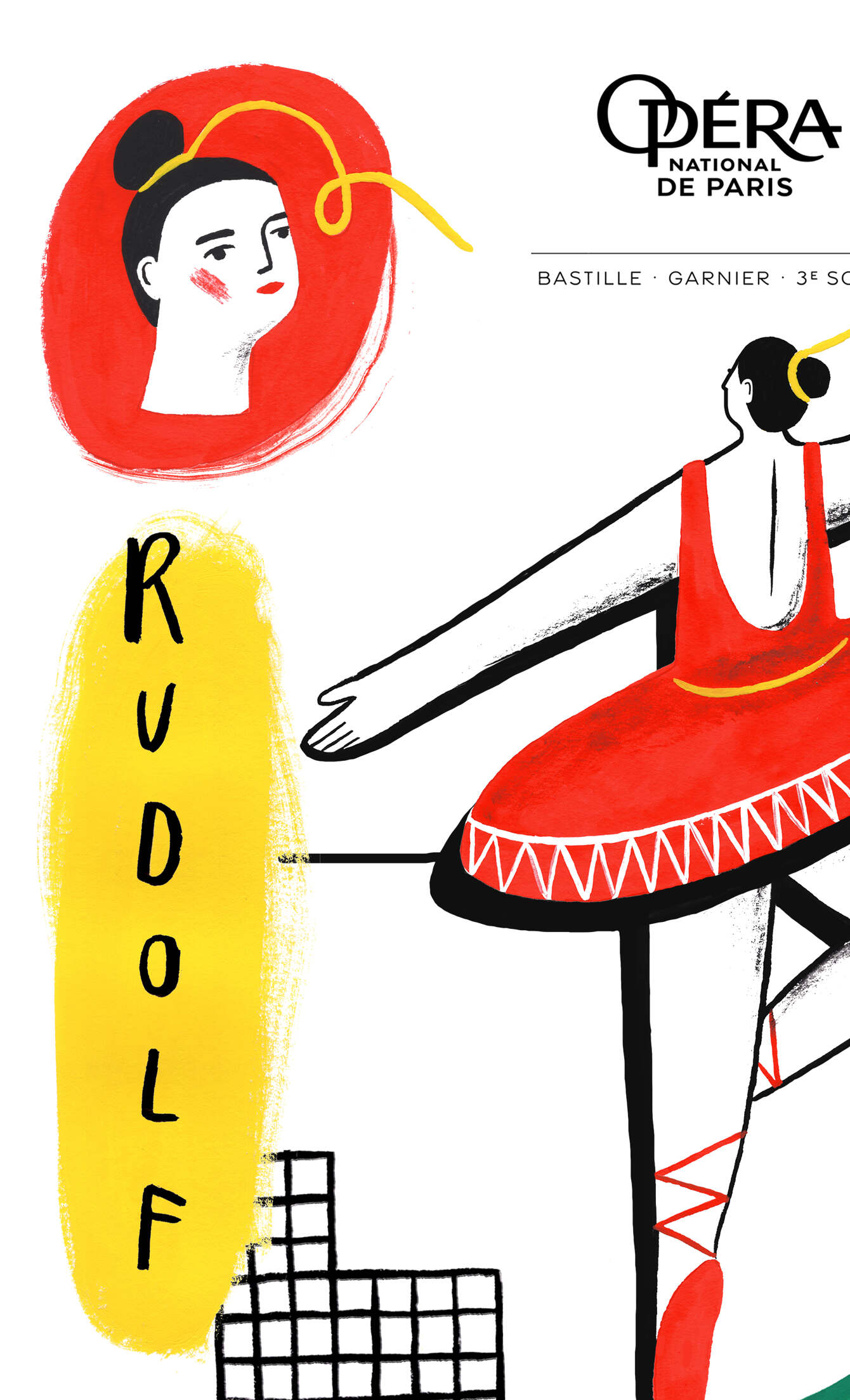 Affiche Opéra de Paris - caroline laguerre